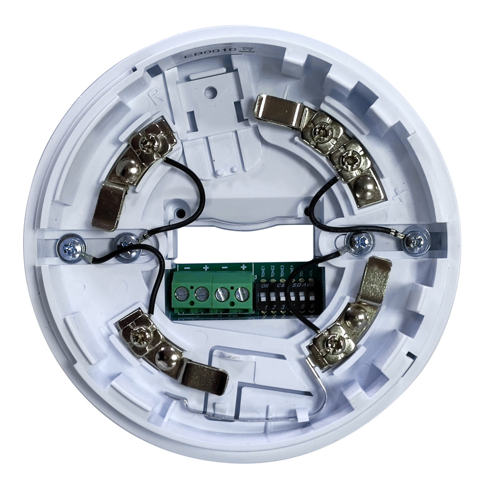 INIM ESB1011 Base con sirena acústica para detectores serie ENEA con aislador. Bajo Consumo